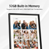 Euphro 15.6” Digital Picture Frame with 32GB Storage, 1920×1080 IPS ...
